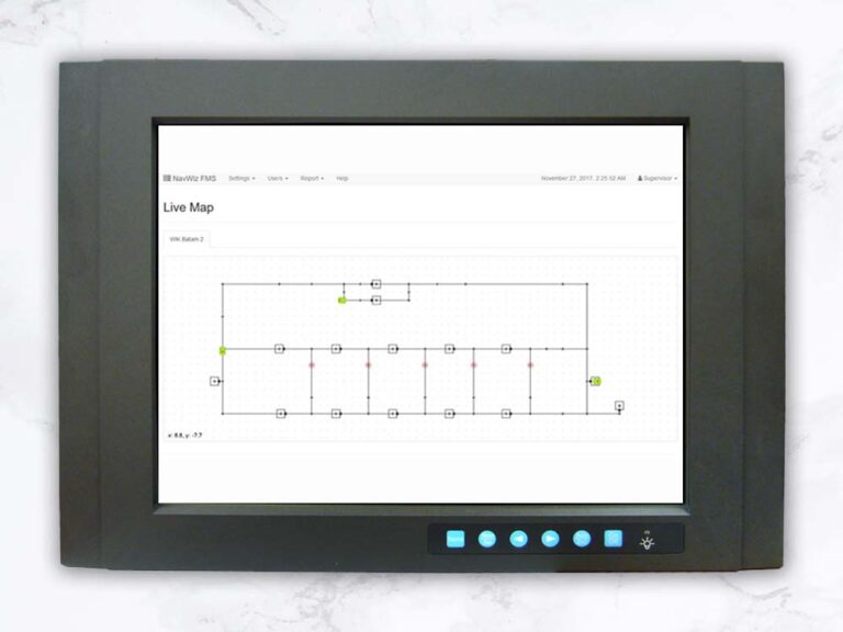 Fleet Management System for Magnetic Strip Guidance AGV | dfautomation.com