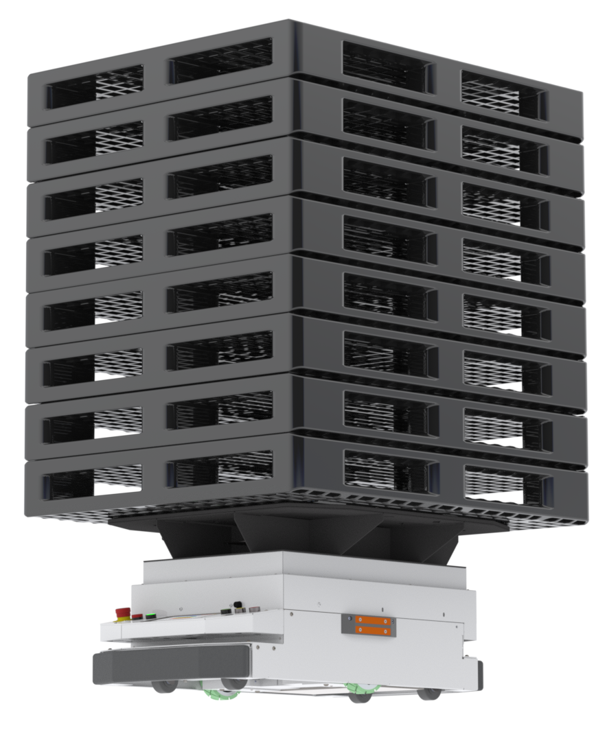 Automated Pallet Transferring Zalpha Lowbed with Lifter - DF Automation